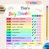 Kids Daily Schedule Rainbow Color | Organize Child's Daily Routine ...