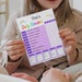 Kids Daily Schedule Cool Color Tone Chores Checklist Daily School ...