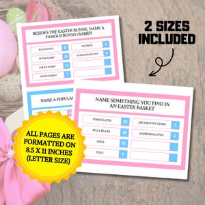 Easter Friendly Feud Game | Printable Easter Party Game | Spring ...