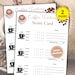 Coffee Tasting Card | Printable Coffee Tasting Scorecard | Fill in ...