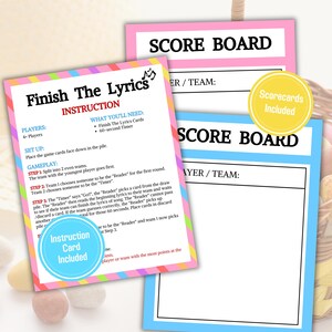 Easter Finish the Lyrics Game | Printable Easter Song Trivia Game ...