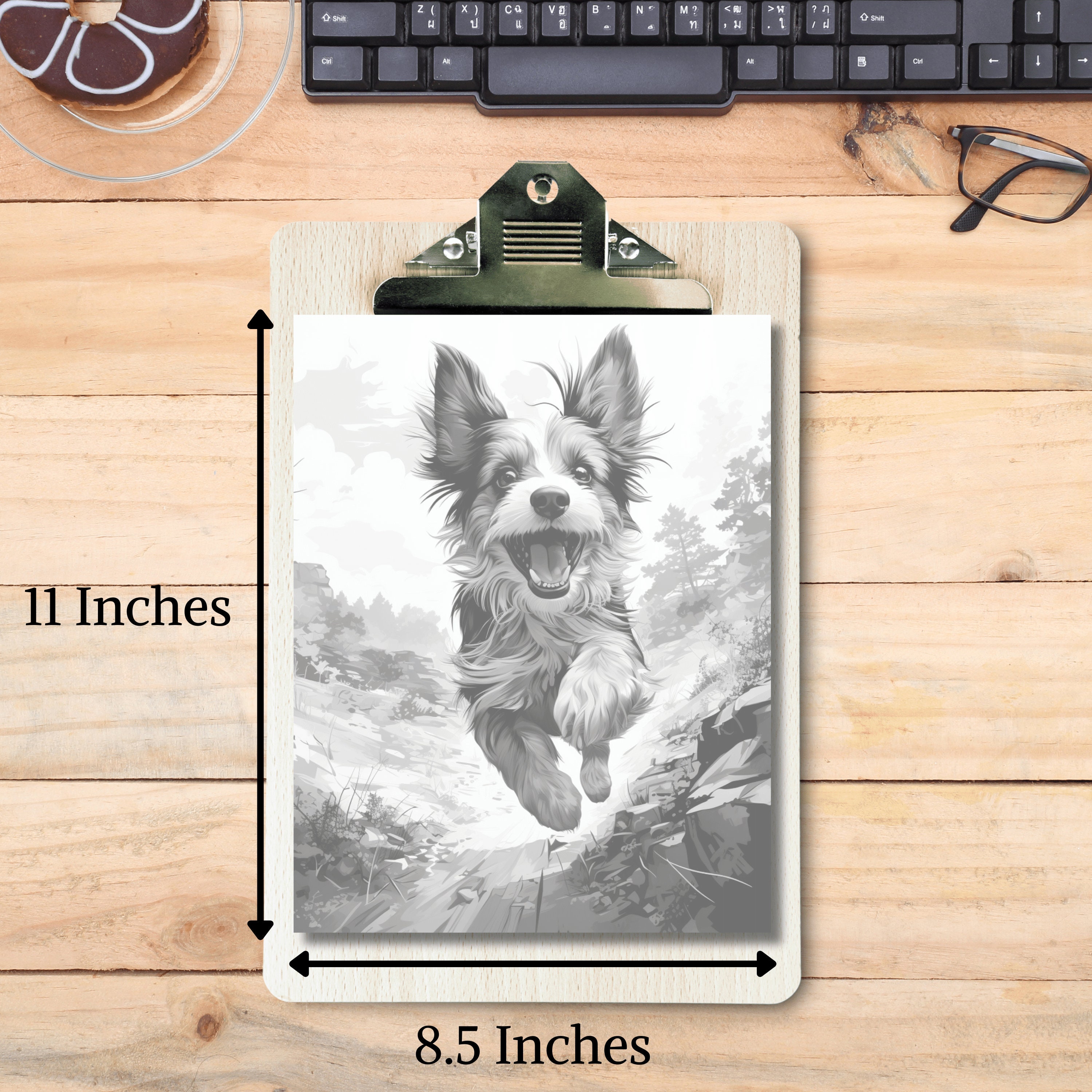 Realistic Yorkshire Terrier Coloring Book, 20 Yorkshire Terrier ...