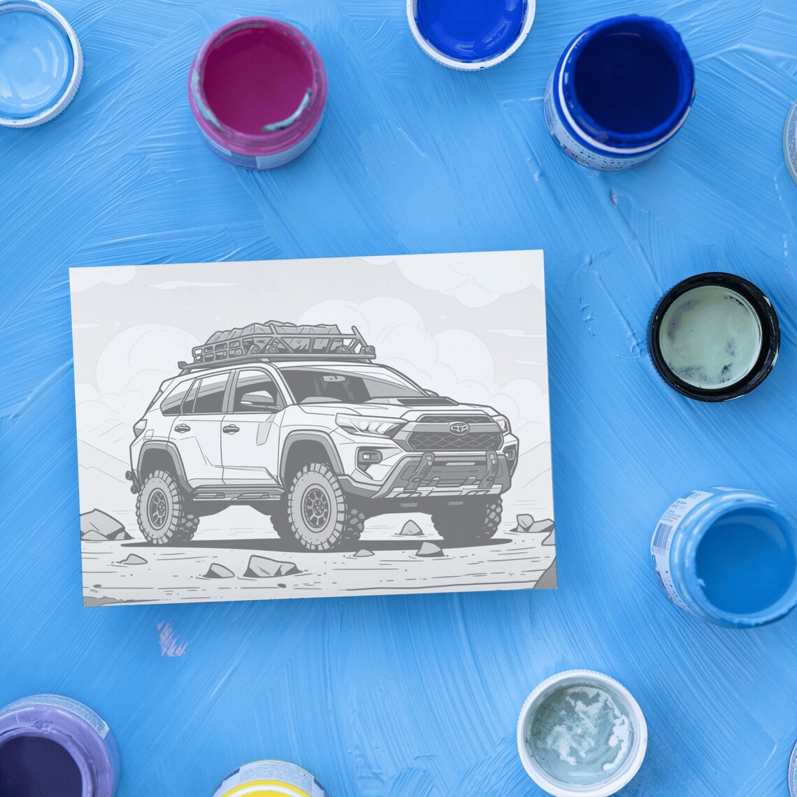 Sports Utility Vehicle Coloring Book, Fun and Educational SUV Coloring ...