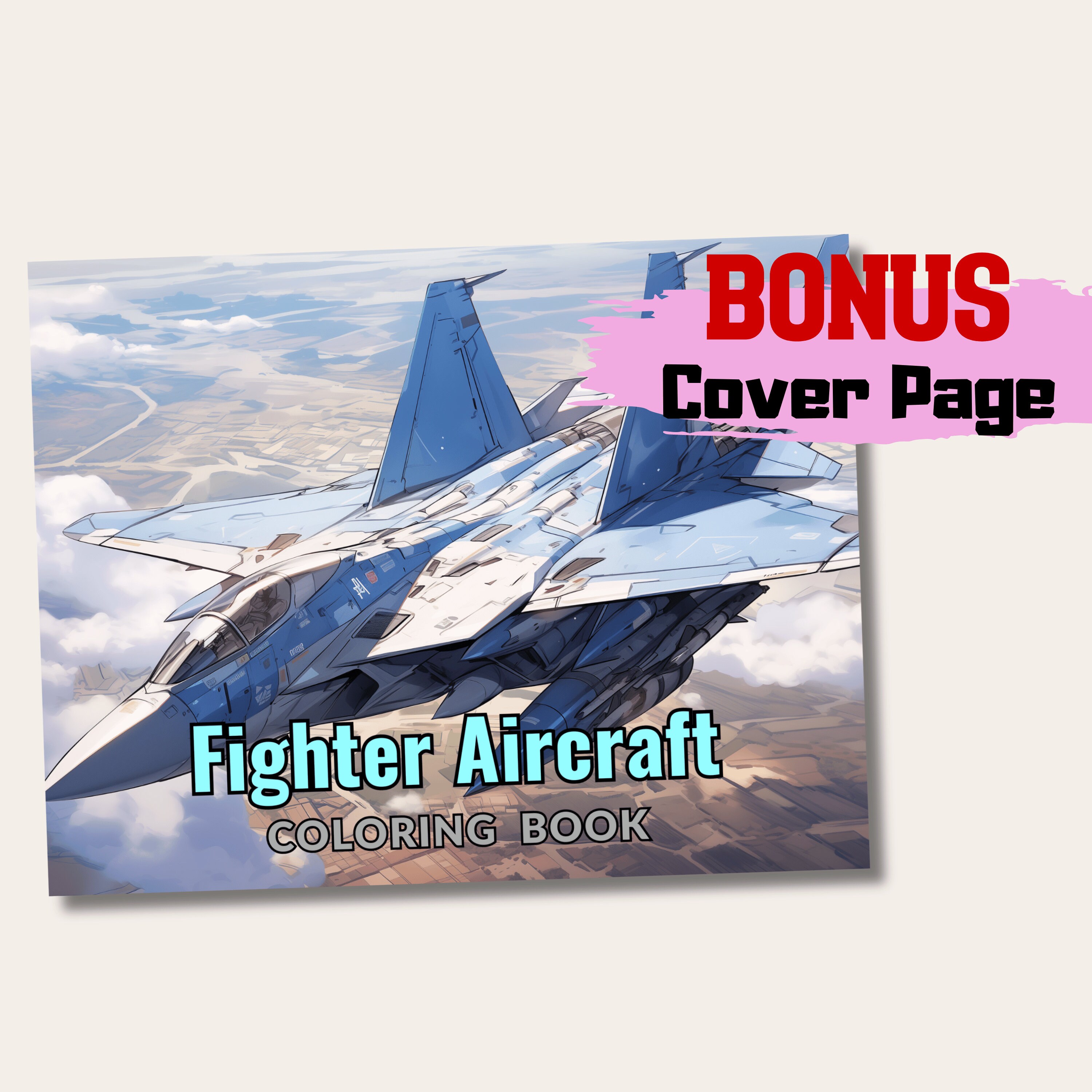 Fighter Aircraft Coloring Book, Unique Fighter Jet Coloring Pages ...
