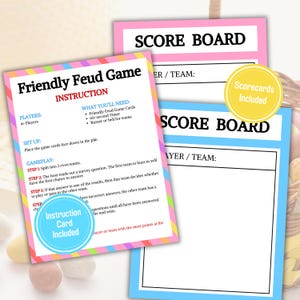 Easter Friendly Feud Game | Printable Easter Party Game | Spring ...