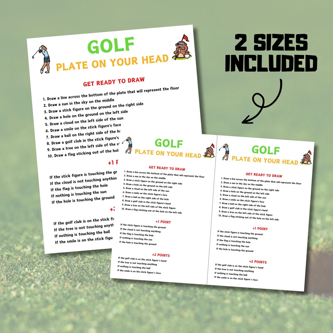 Golf Games Bundle | Printable Golf Team Party Game | Golf ABC Game ...