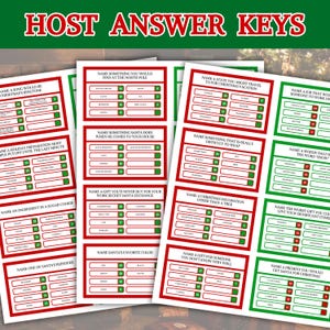Christmas Friendly Feud Game | Printable Christmas Game | Christmas ...