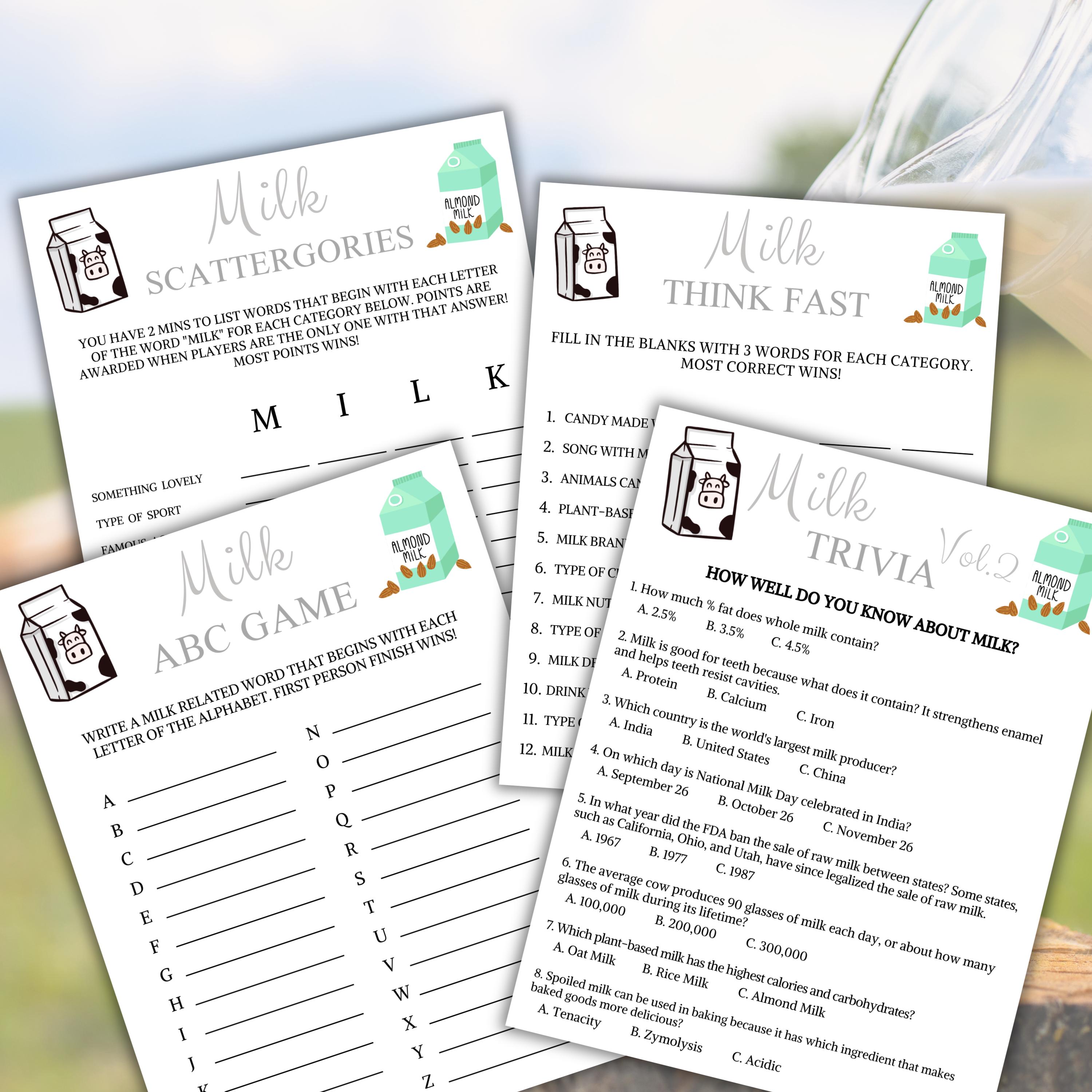 Milk Party Game Bundle | 10 Milk Party Games BEST Price Bundle | Milk ...