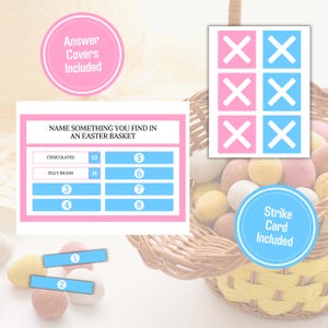 Easter Friendly Feud Game | Printable Easter Party Game | Spring ...