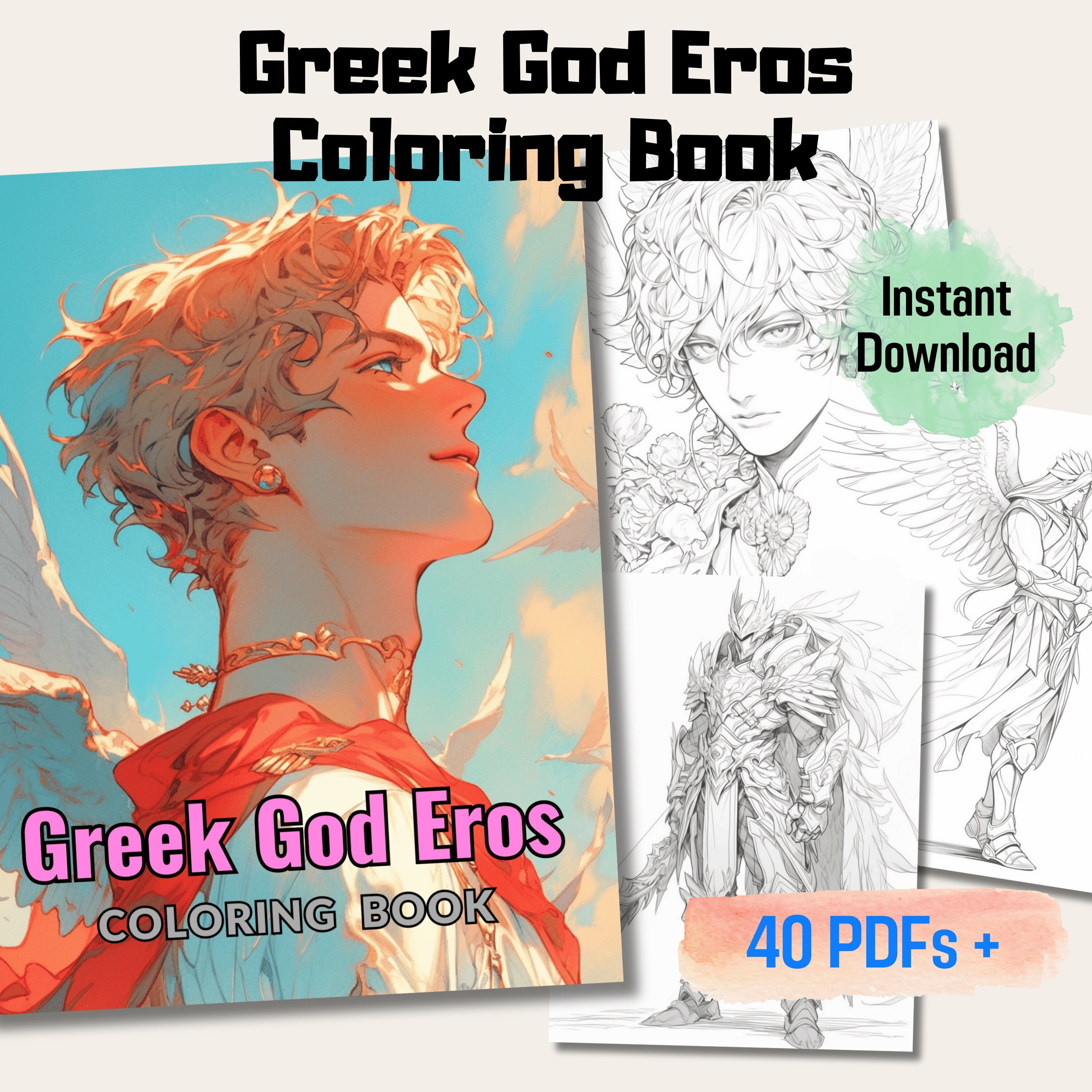 Greek Mythology Printable Coloring Pages Gods