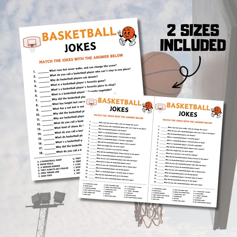 Basketball Jokes Game | Basketball Riddles Game | Basketball Riddle Me ...