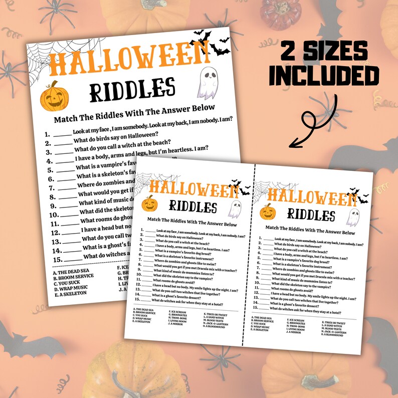 Halloween Riddles Game | Halloween Riddle Me This Game | Halloween ...