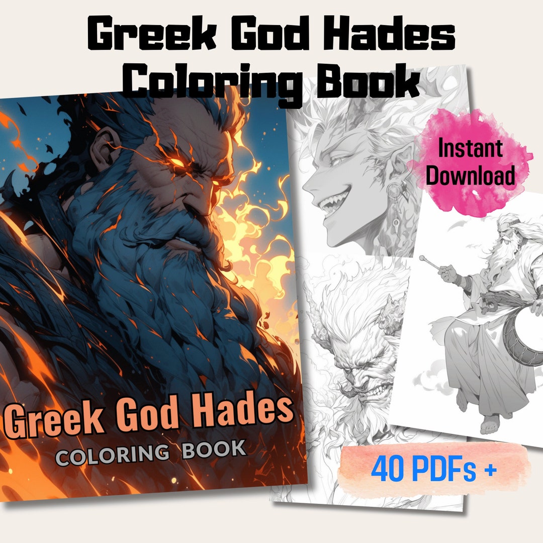 Greek God Coloring Pages Hades