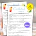 Bill Payment Tracker Rainbow Color Printable, Editable Monthly Bill ...