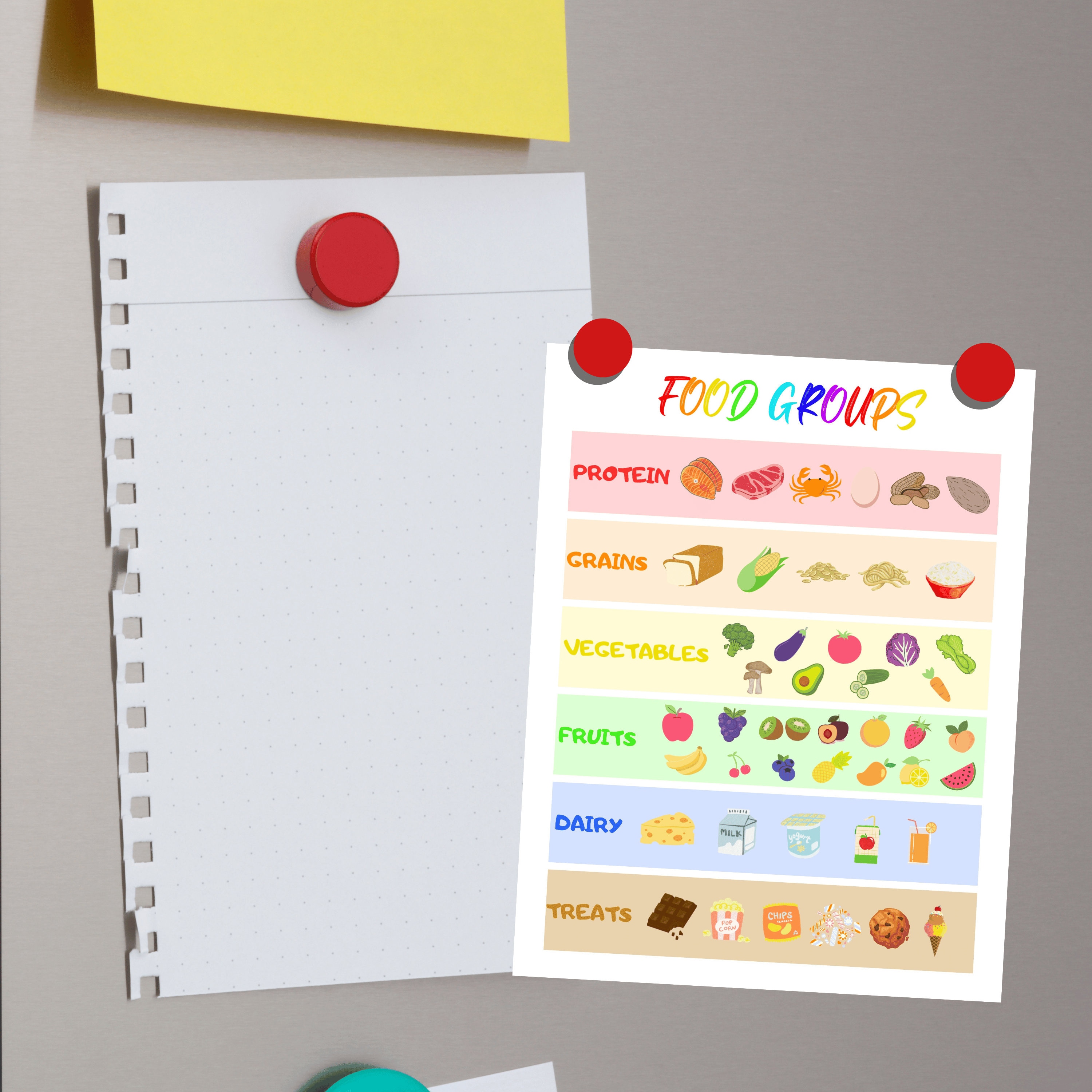 Fun and Educational Kids Food Poster Printable | Nutrition Facts Poster ...