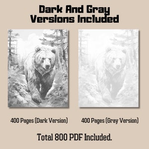 800-pages Realistic Animals Coloring Book Mega Bundle + 20 Cover Pages ...