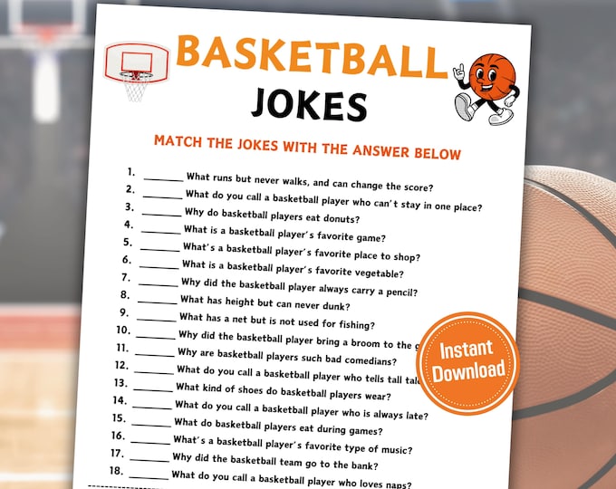 Basketball Jokes Game | Basketball Riddles Game | Basketball Riddle Me ...