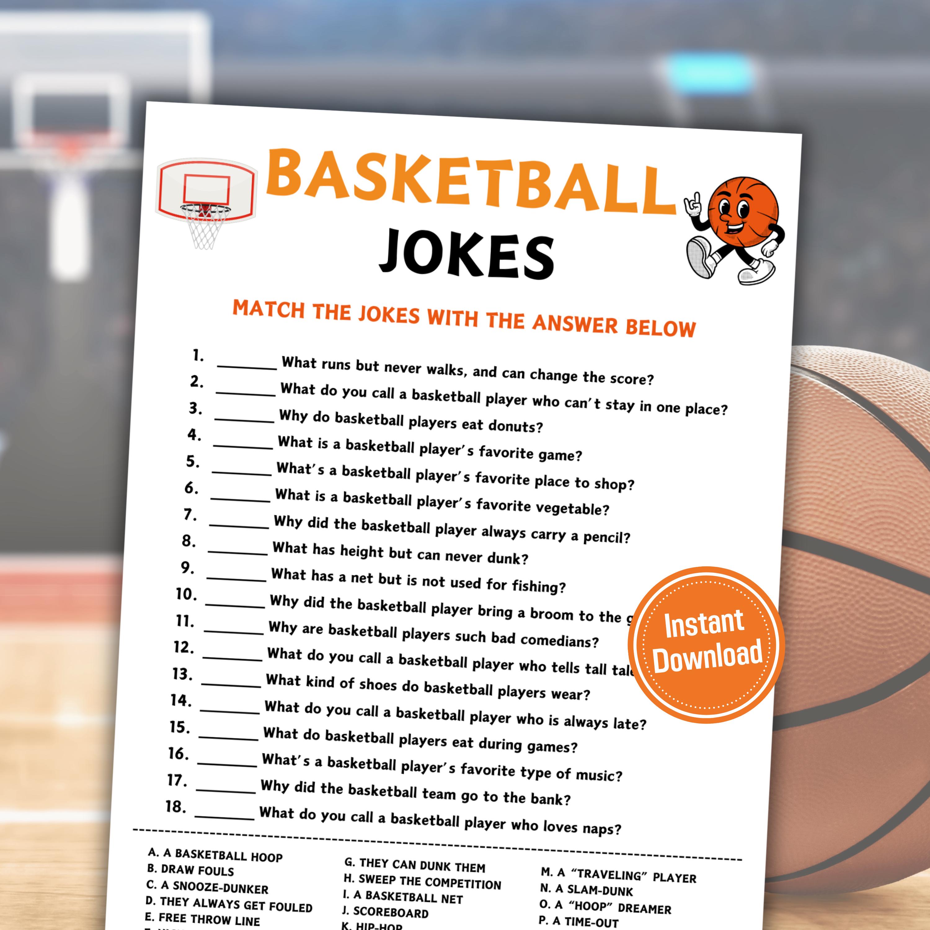 Basketball Jokes Game | Basketball Riddles Game | Basketball Riddle Me ...