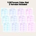 Editable Password Tracker Printable Cool Color Tone, Password Organizer ...