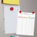 Bill Payment Tracker Rainbow Color Printable, Editable Monthly Bill ...