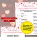 Valentine's Day Love Song Matching Game | Love Song Title Match Game ...