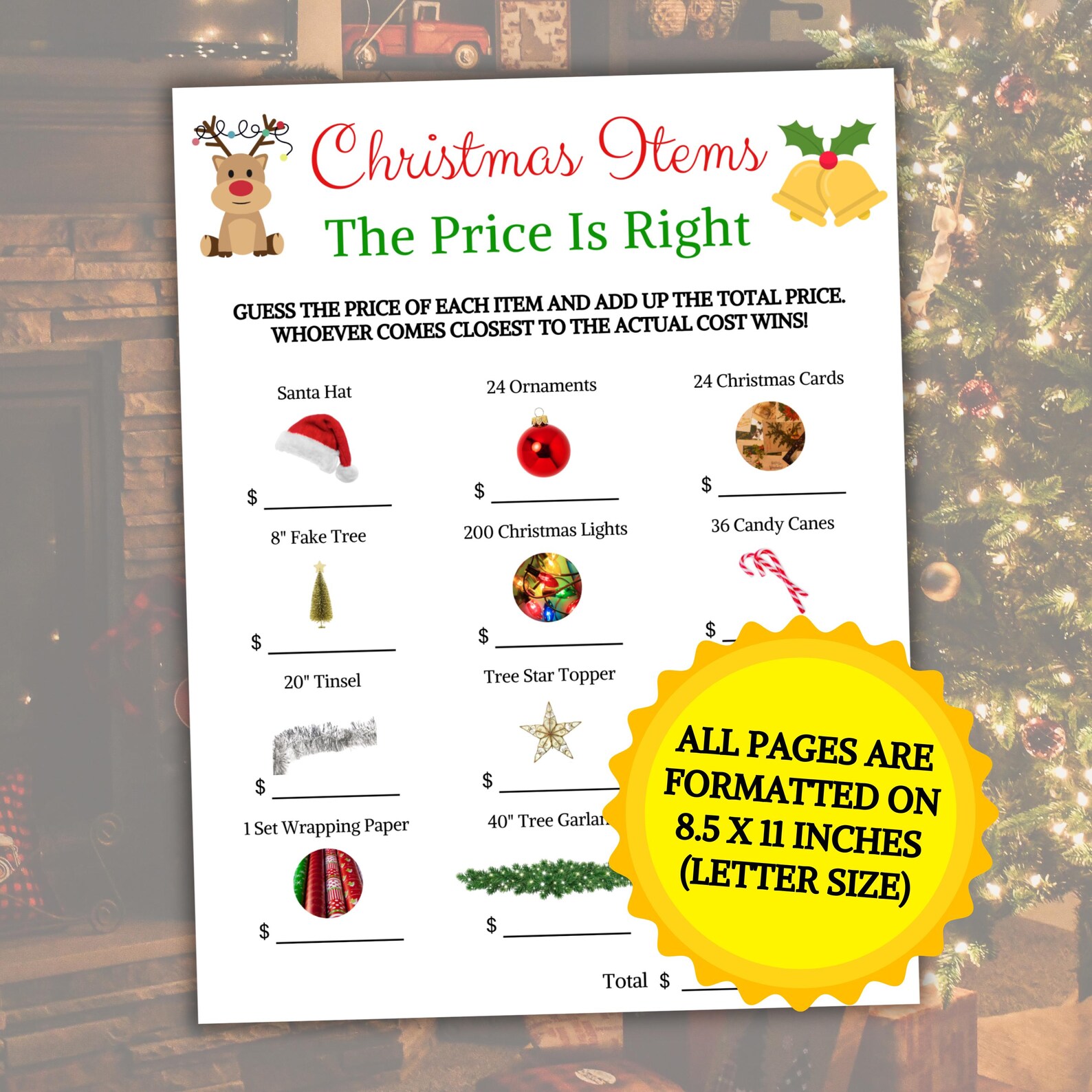 Christmas Items Guess Price Game | Christmas the Price is Right Game ...