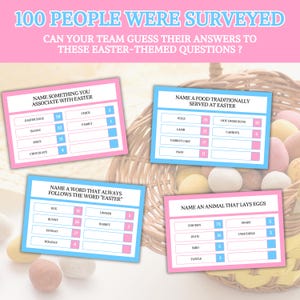 Easter Friendly Feud Game | Printable Easter Party Game | Spring ...
