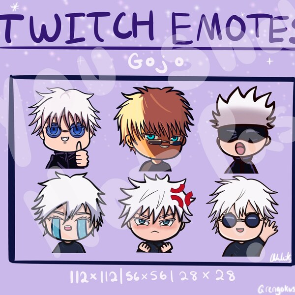 Jjk Emotes - Etsy UK