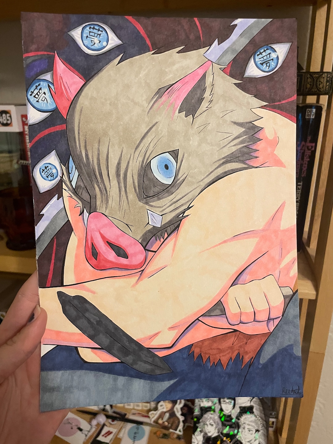 Inosuke Drawing - Etsy