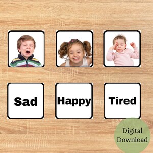 Emotion Cards for Preschool, Home Schooling, Childminding Activities ...