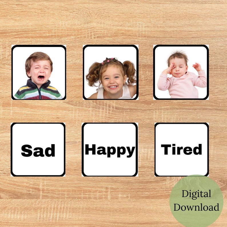 Emotion Cards for Preschool, Home Schooling, Childminding Activities ...