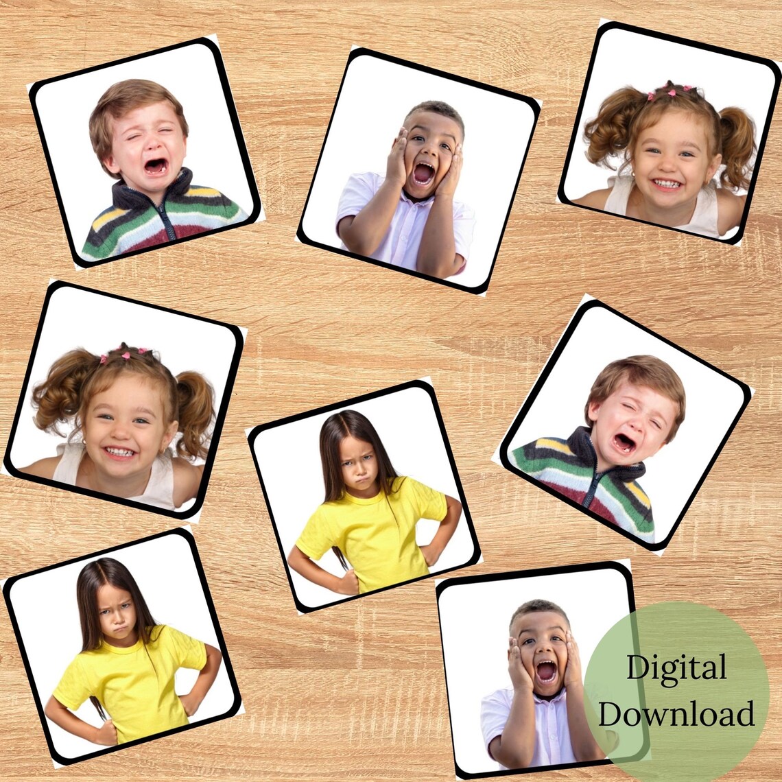 Emotion Cards for Preschool, Home Schooling, Childminding Activities ...