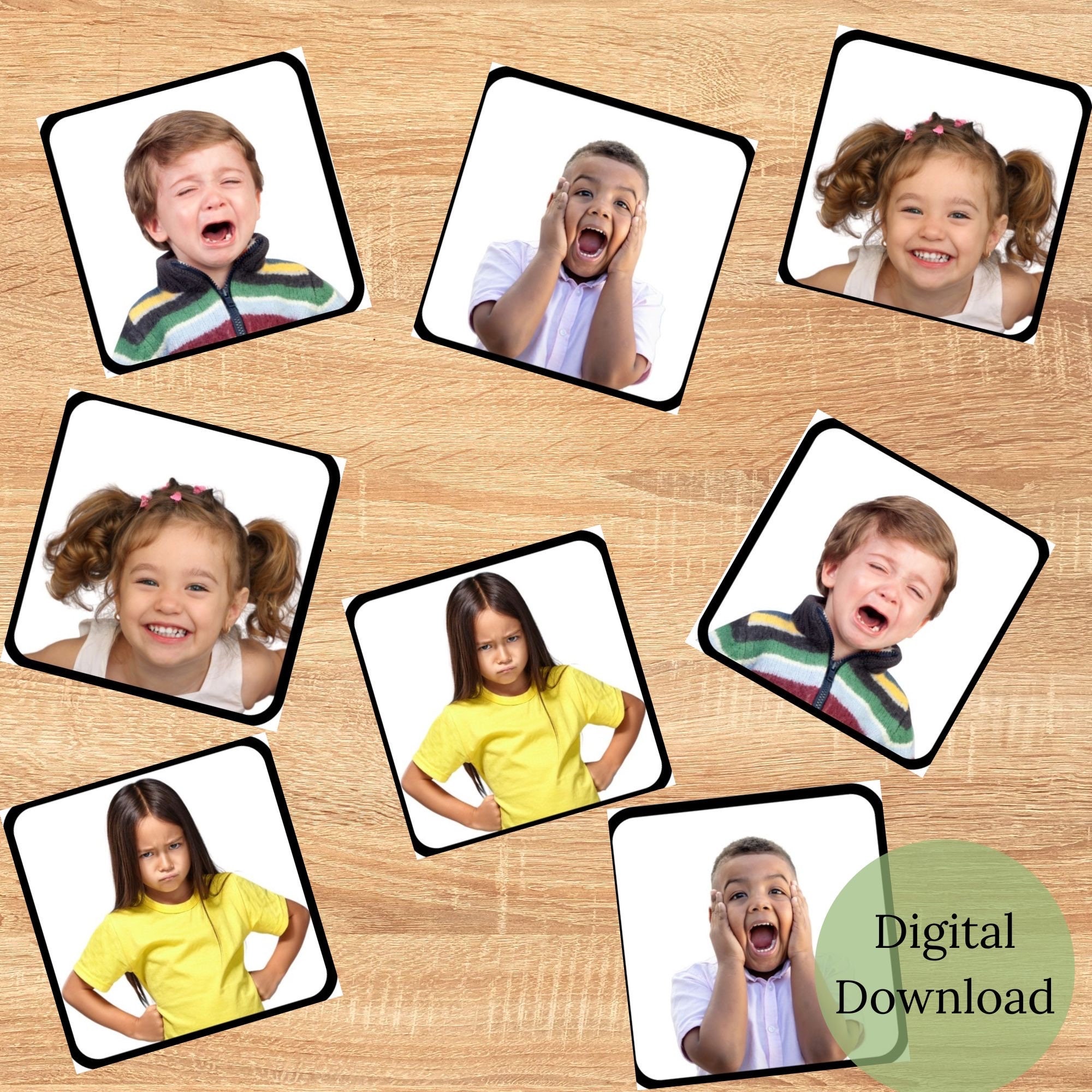Emotion Cards for Preschool, Home Schooling, Childminding Activities ...