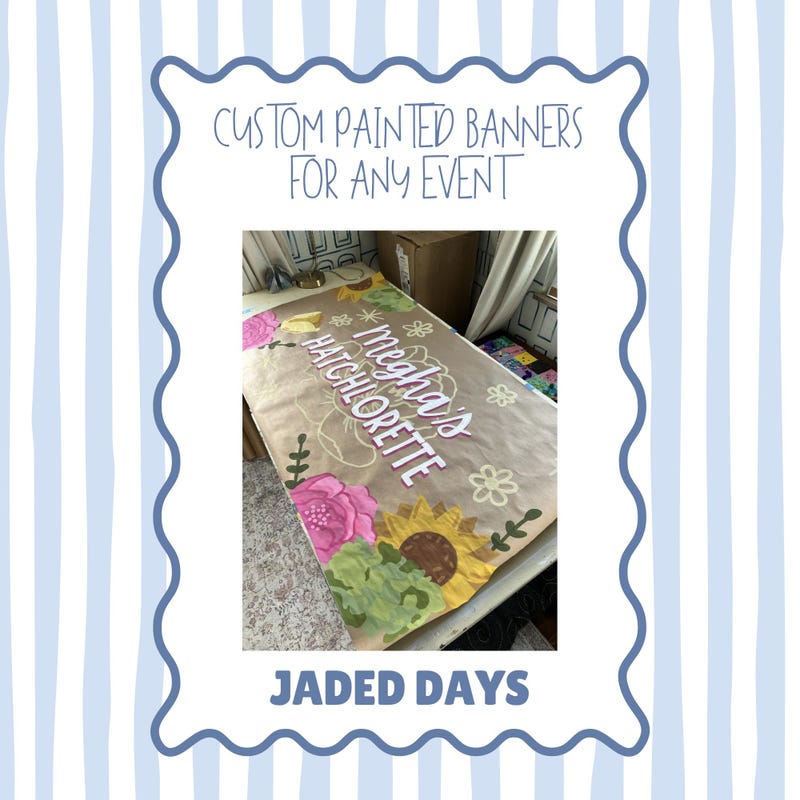 Painted Brown Paper Signs - Etsy