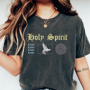 Holy Spirit T Shirt, Religious Shirt, Spiritual, Christian Apparel ...