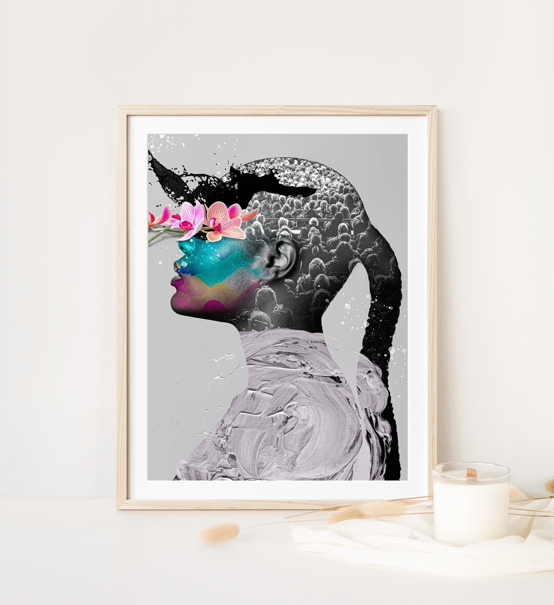 Hope Print, Contemporary Art, Poster, Modern Inspired Illustration, Art ...