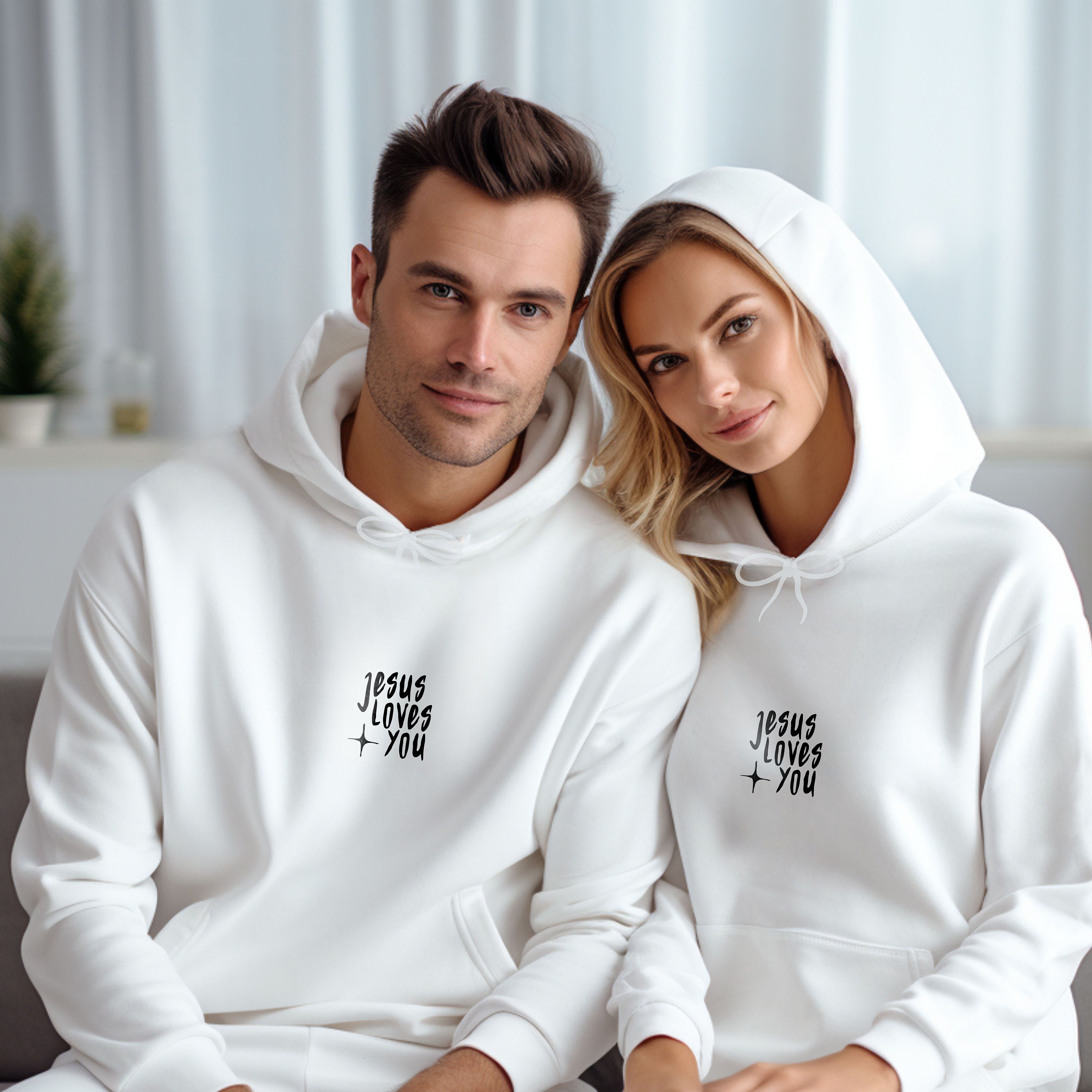 Jesus Loves You Hoodie Christian Sweater Jesus Hoodie Church - Etsy