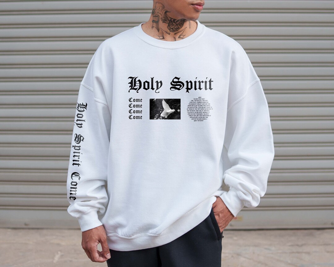 Holy Spirit Sweatshirt, Trendy Christian Apparel - Etsy