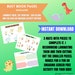 Dinosaur Scavenger Hunt, Indoor Scavenger Hunt for Kids, Dinosaur ...