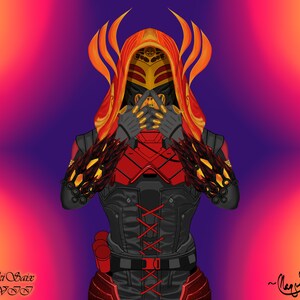 Fire Style: Majestic Flame Destroyer - Hunter - Etsy