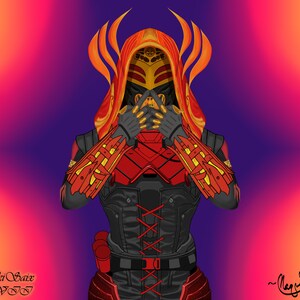 Fire Style: Majestic Flame Destroyer - Hunter - Etsy