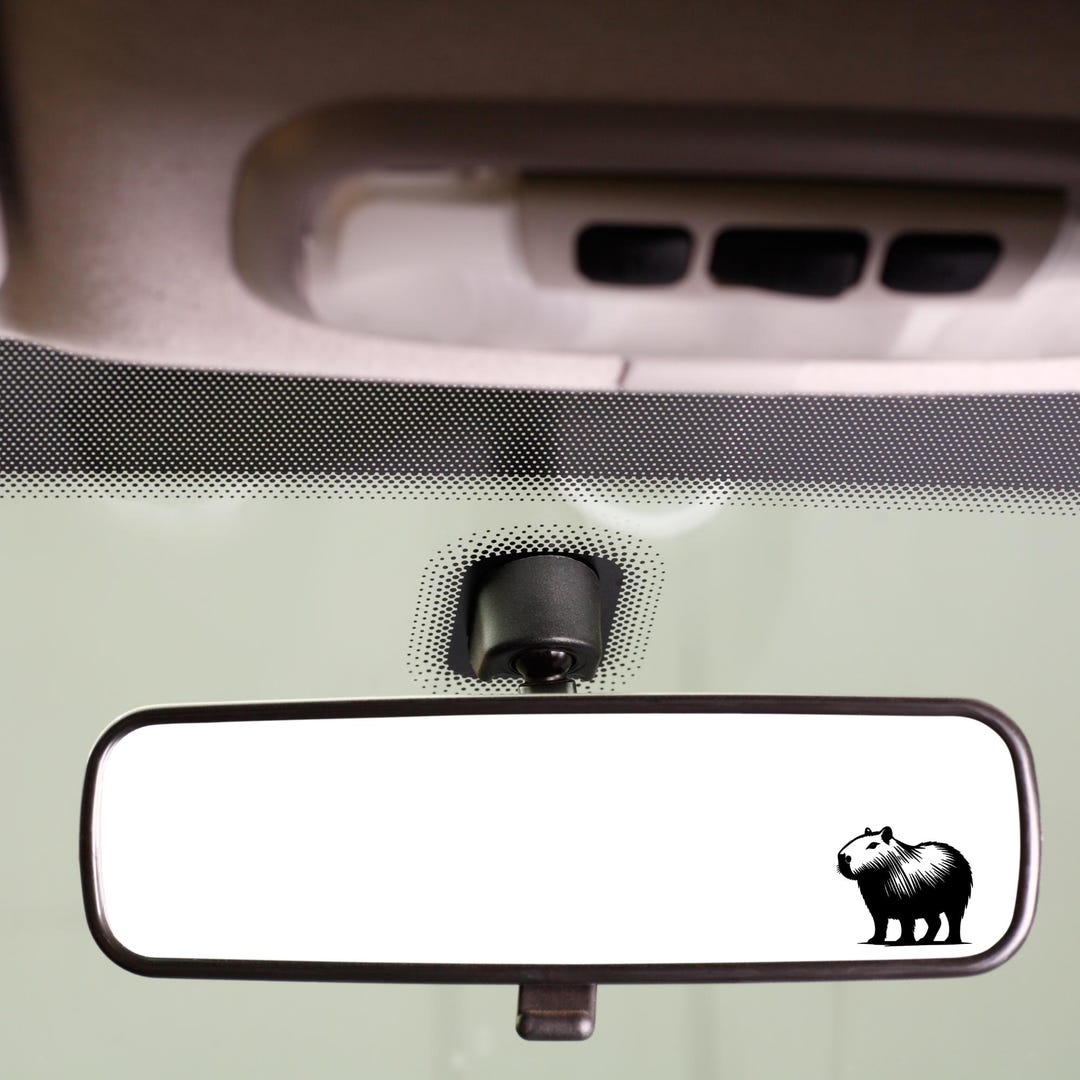Capybara Decal, Capy Car Sticker, Vinyl Decal, Laptop Decal, Car Decals ...