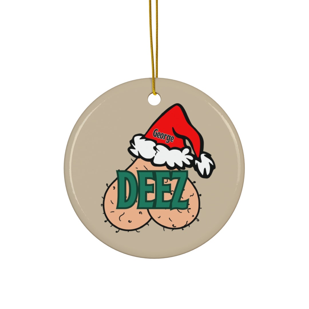 Deez Holiday Nuts Ornament, Gag Gift, Gift for Him, Funny Christmas ...