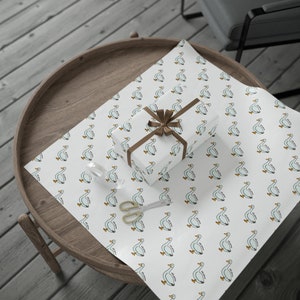 Silly Goose Wrapping Paper, Funny Wrapping Paper, Goose Gift Wrap ...