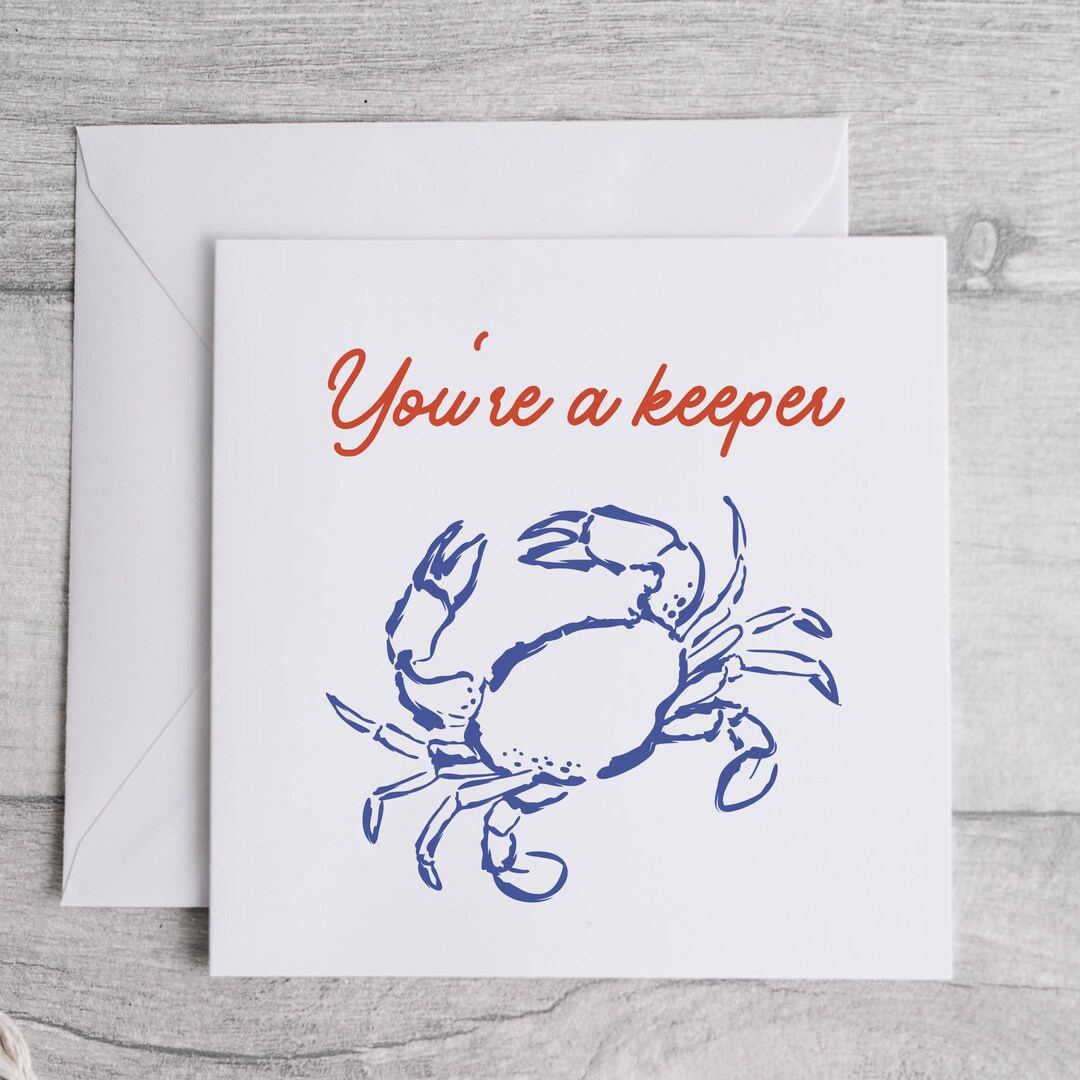 Coastal Card, Valentine Card, Anniversary Card, Birthday Card, Ocean ...