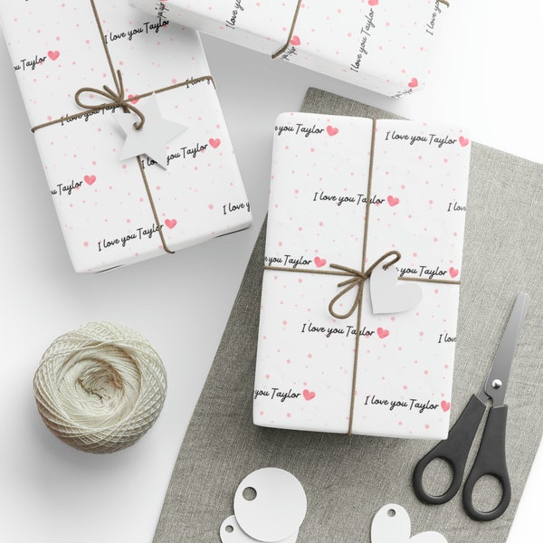 Romantic Wrapping Paper - Etsy