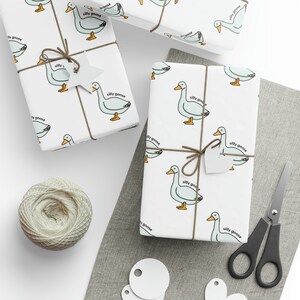 Silly Goose Wrapping Paper, Funny Wrapping Paper, Goose Gift Wrap ...