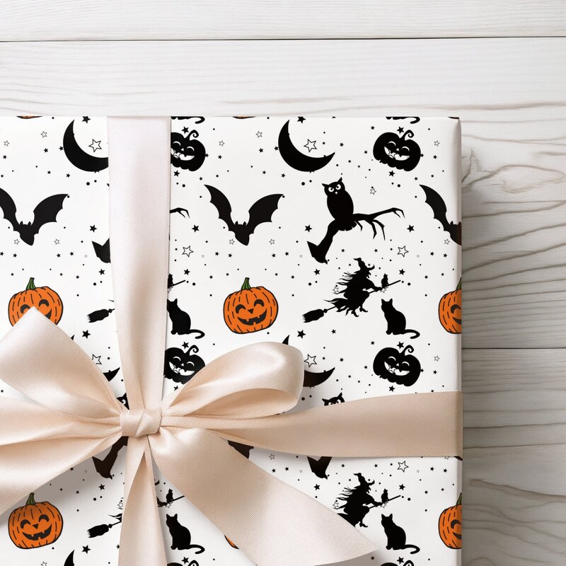 Spooky Wrapping Paper - Etsy