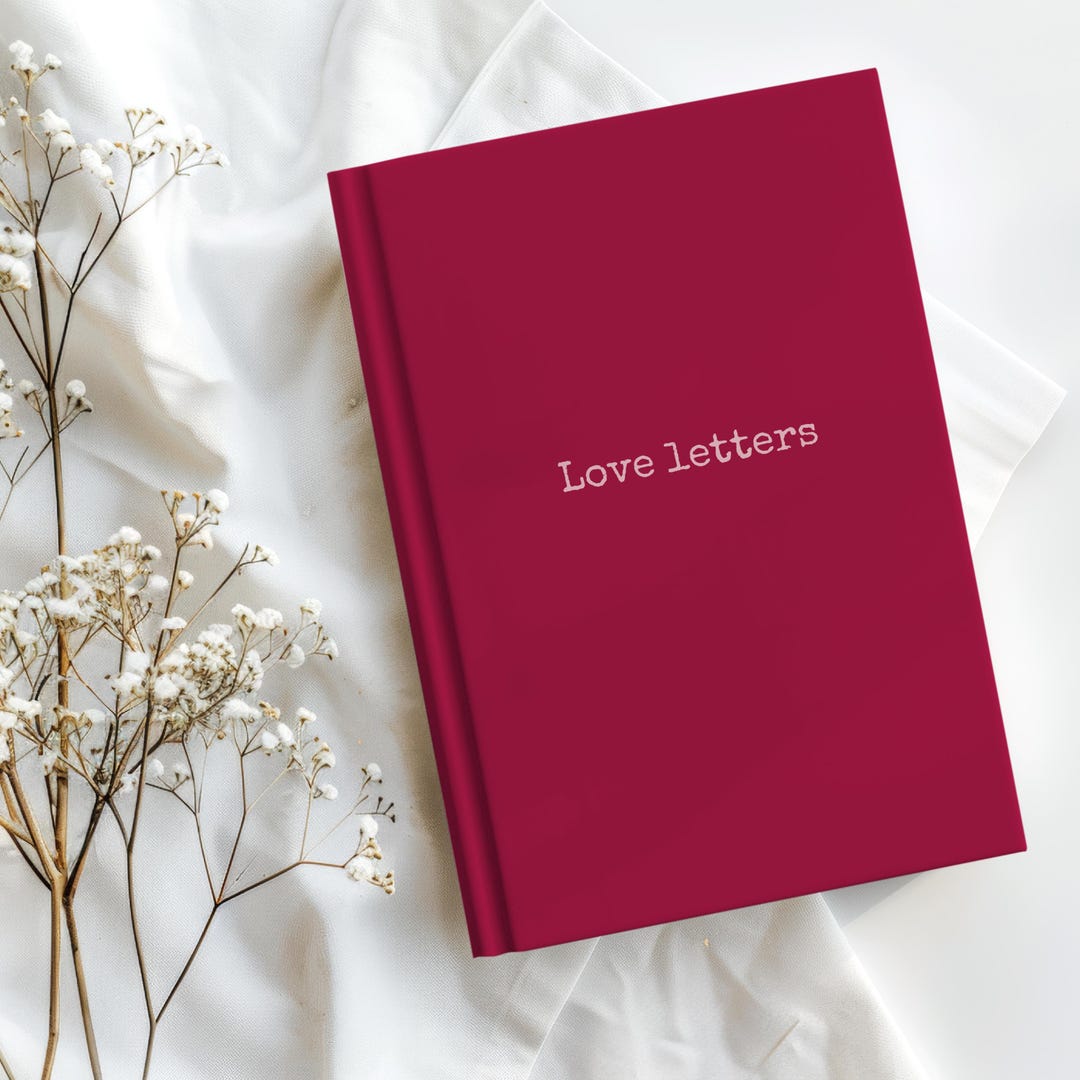 Love Letters Journal, Valentine's Day Gift, Romantic Gift, Gift for ...