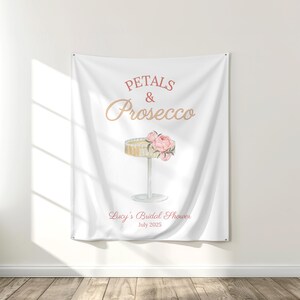 Petals and Prosecco Bridal Shower Sign | Party Decor | Bridal Shower ...